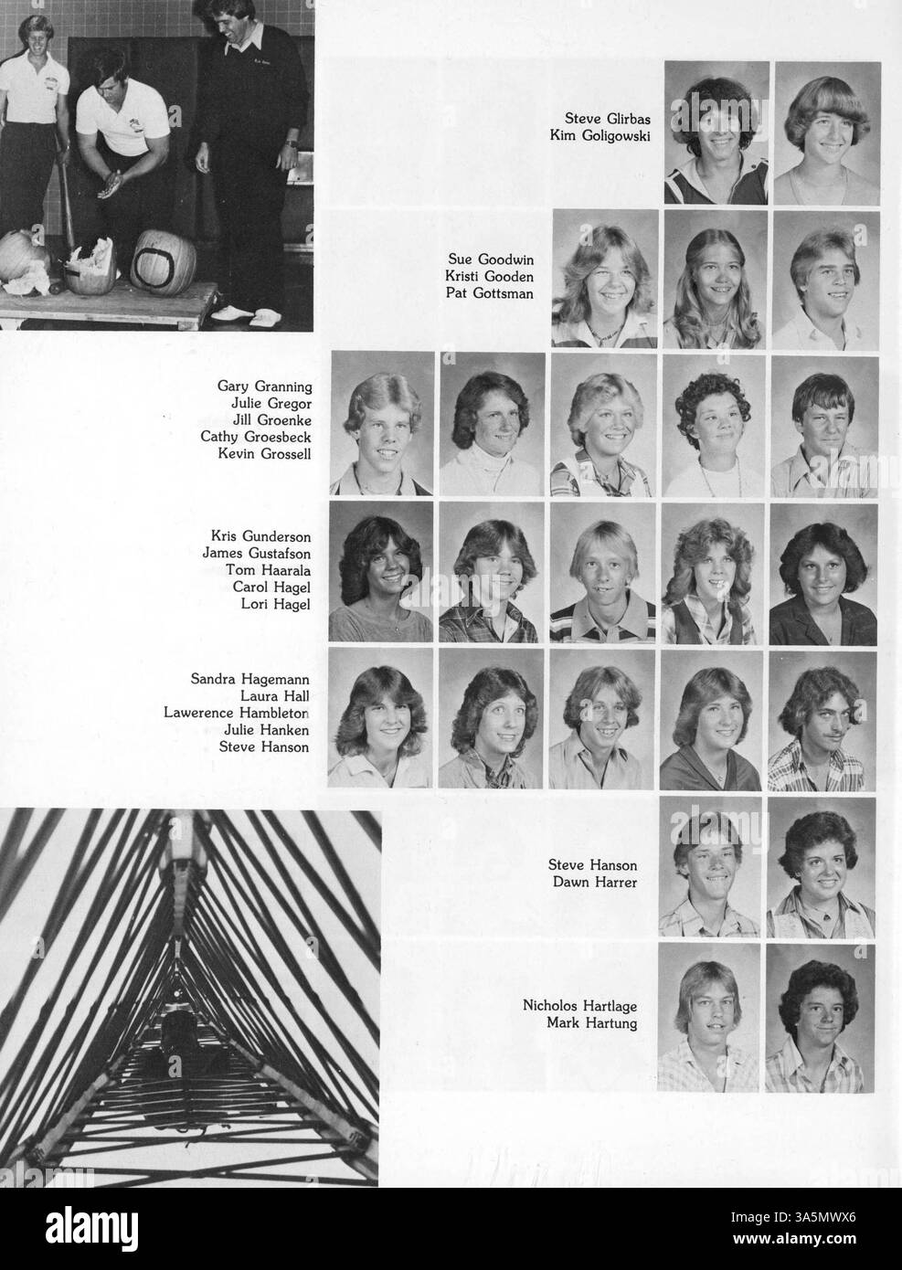 The 1980 yearbook of Park Center High School documents school life, including students, teachers ...