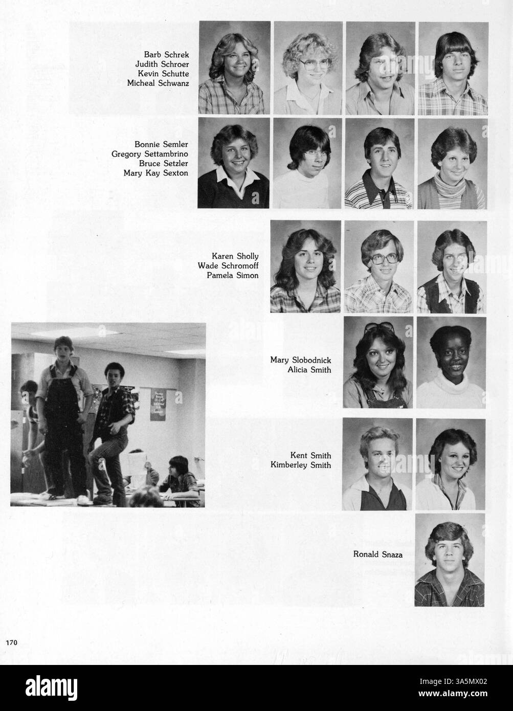 The 1980 'Pieces of Eighty' yearbook from Park Center High features a ...