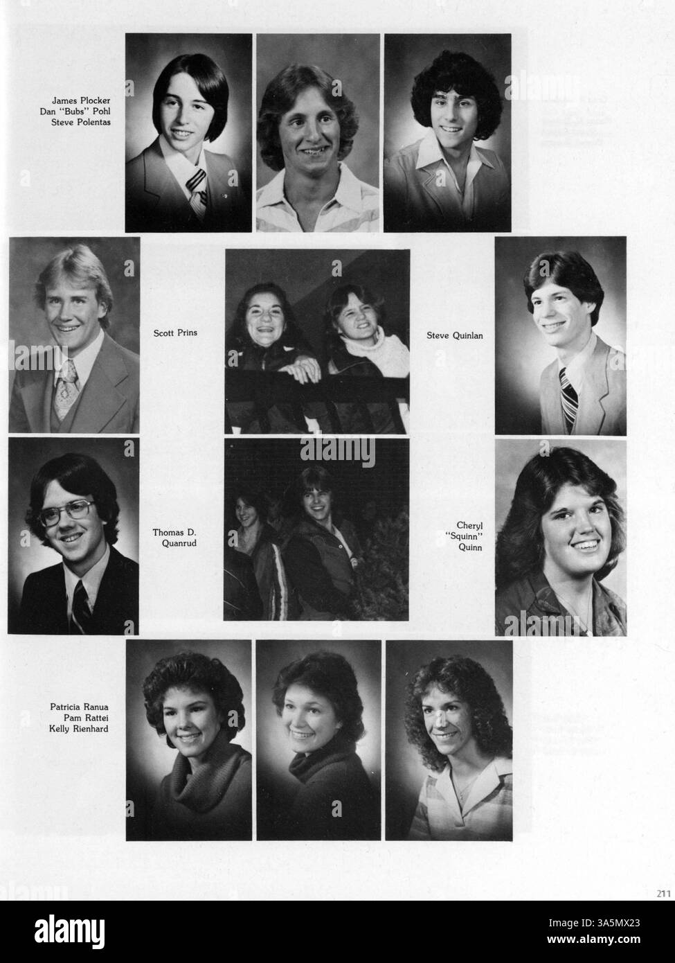 The 1980 park center high yearbook documents student life hi-res stock photography and images ...