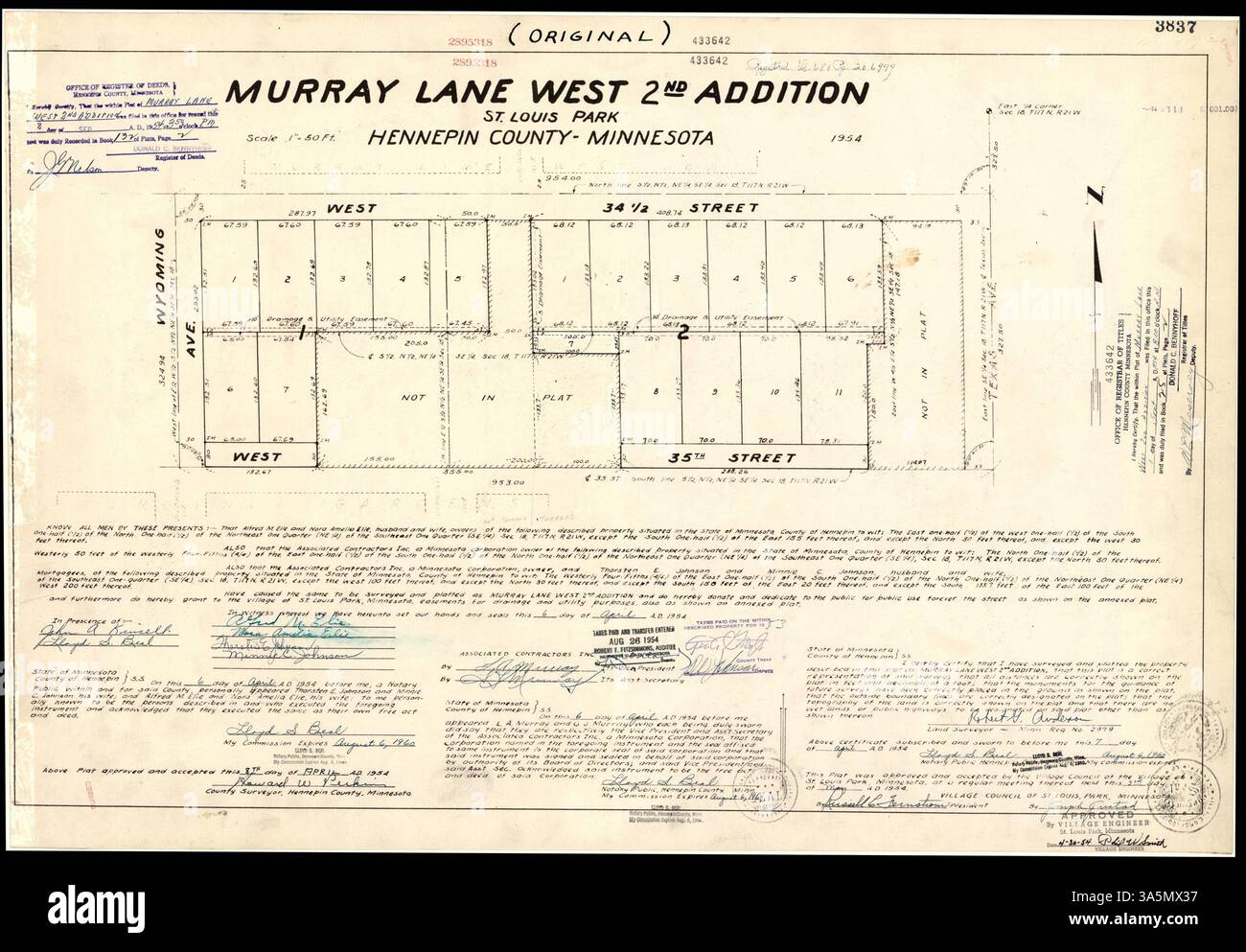 Murray lane west 2nd addition is a residential development docum hi-res ...