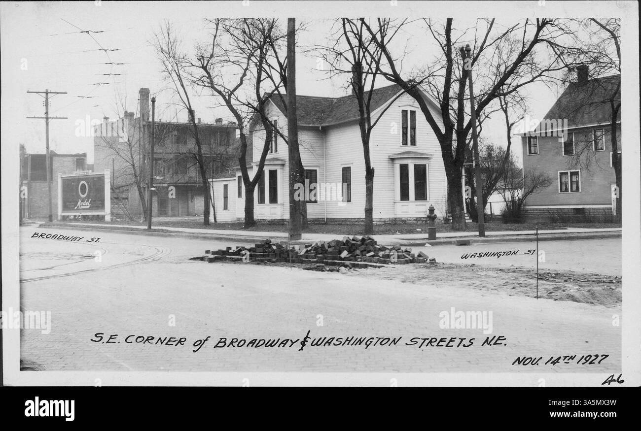 Capturing urban development in the early 20th century hi-res stock ...