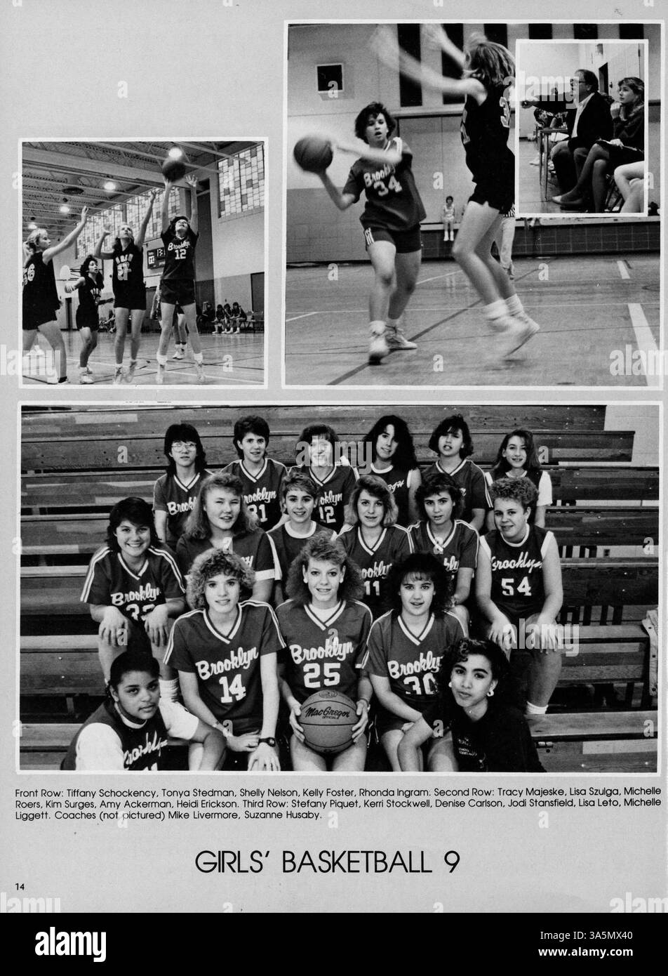 The 1988 Brooklyn Junior High School yearbook captures the essence of student life in 1977-1978 ...