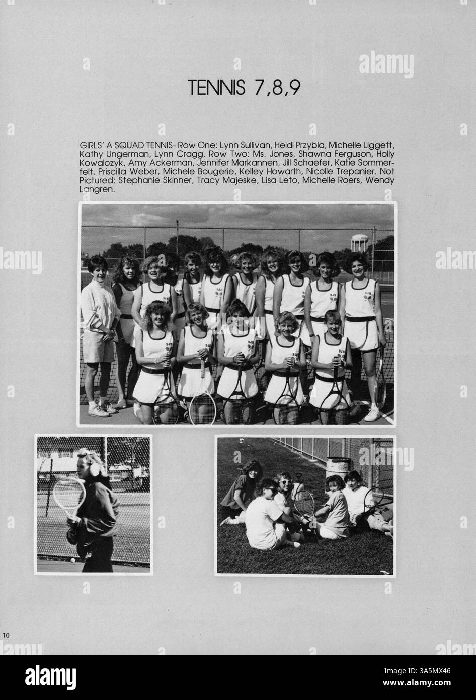 The 1988 brooklyn junior high school yearbook captures student l hi-res ...