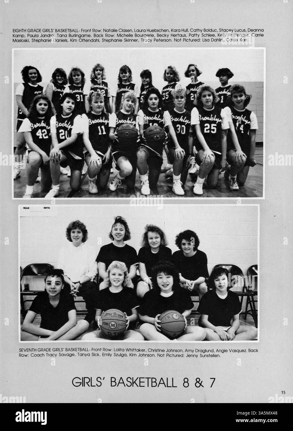 The 1988 Brooklyn Junior High yearbook documents the 1977-1978 school year with a focus on ...