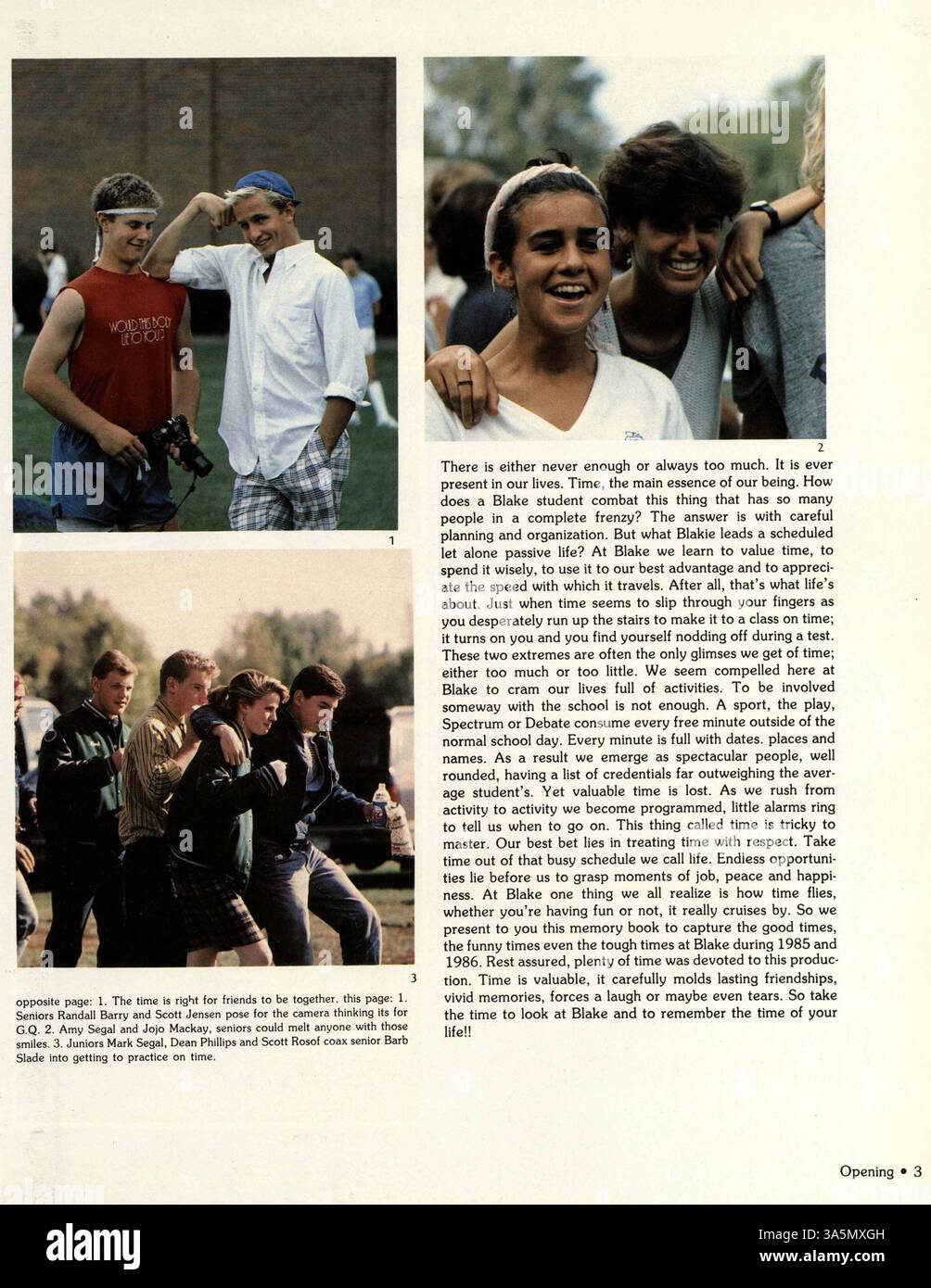 The 1986 Reflections yearbook from Blake School captures the essence of ...