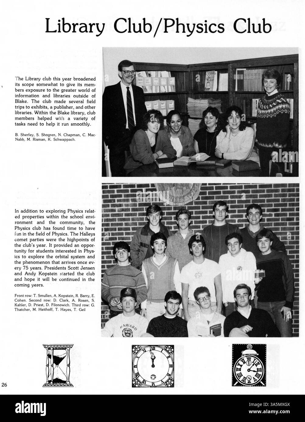 The 1986 Blake Yearbook, 'Reflections,' documents the Blake School ...