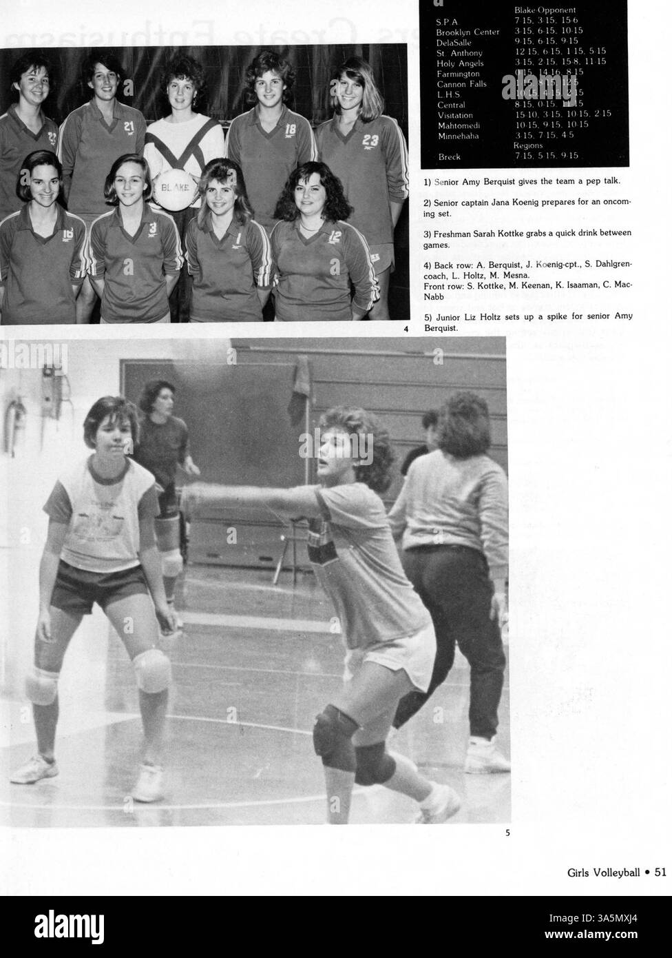 Blake Yearbook 1986, 'Reflections,' serves as a photographic archive of ...