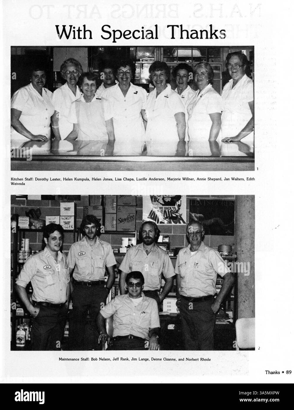 The 1986 edition of the Blake Yearbook, 'Reflections,' showcases key ...