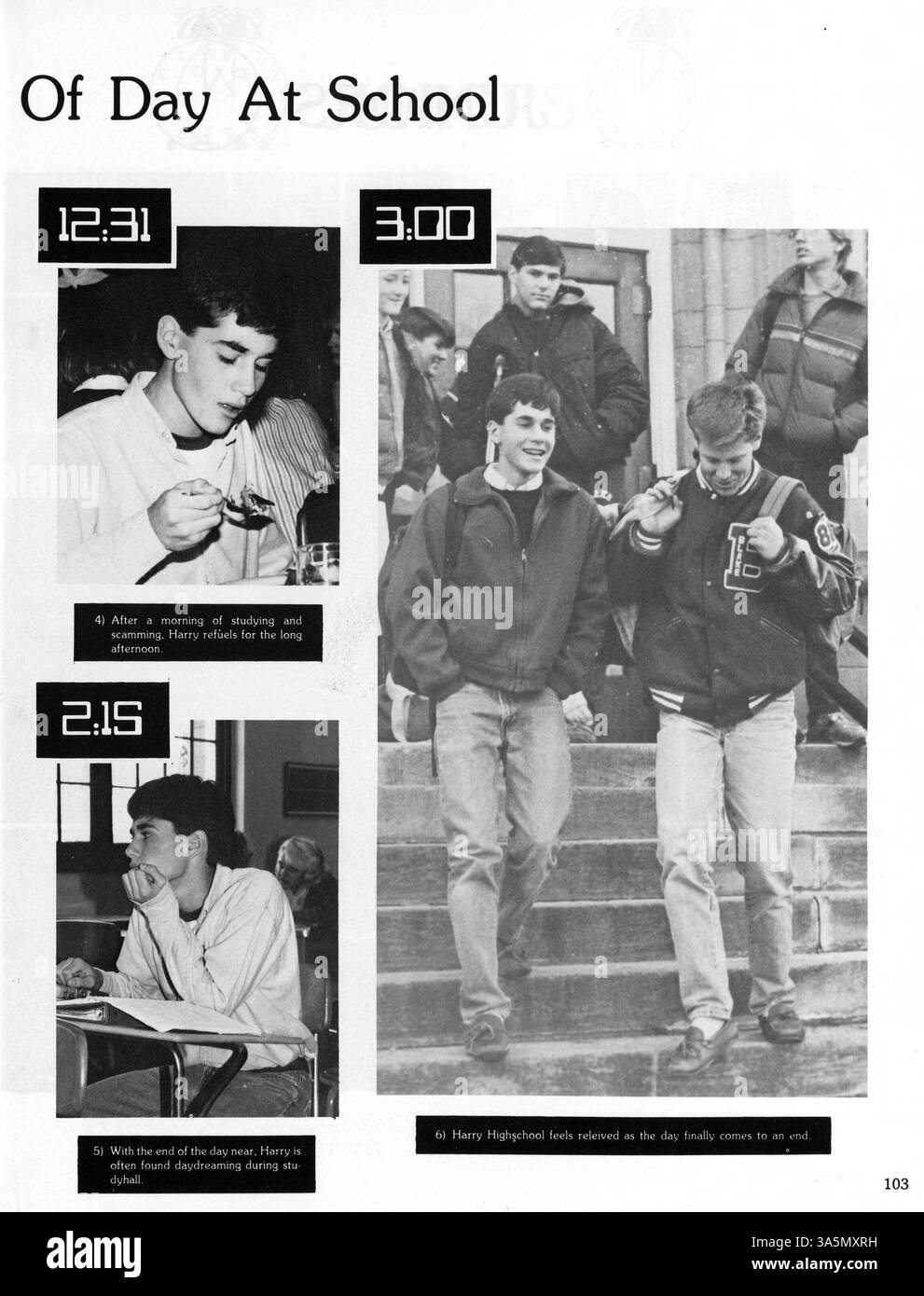 'Reflections 1986' is the yearbook for Blake High School, documenting ...