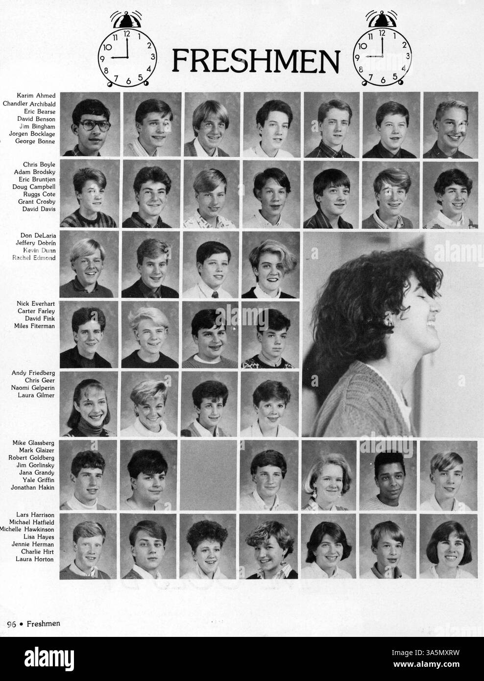Yearbook of blake high school captures the student body hi-res stock ...