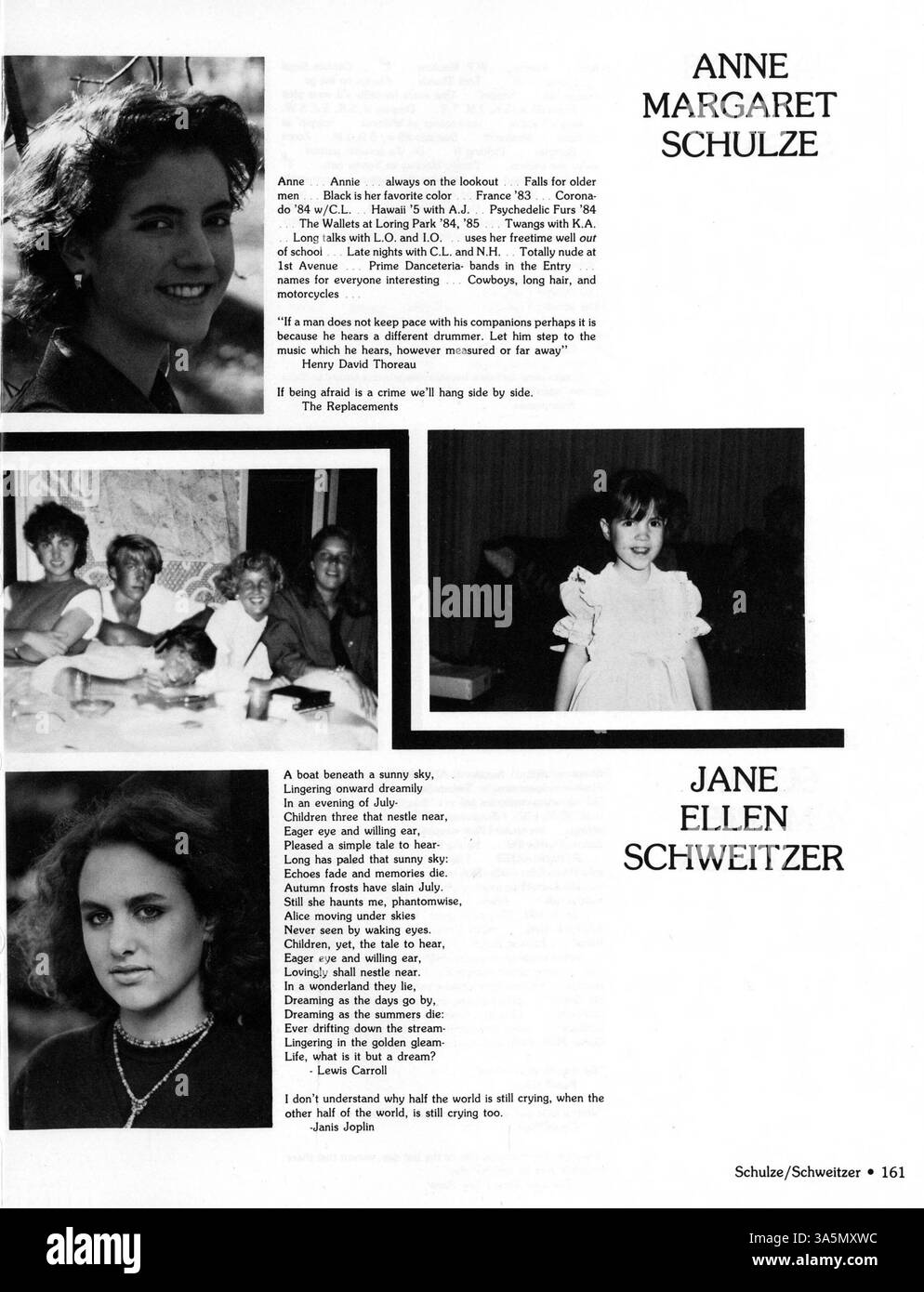 This high school yearbook from 1985-1986 documents the key events ...