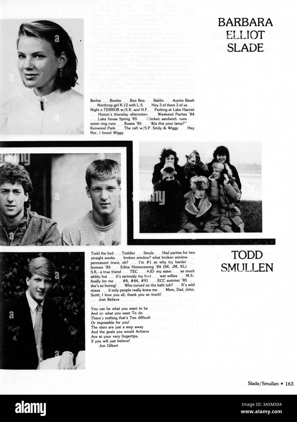 Blake yearbook 1986 showcases the academic and social highlights hi-res ...