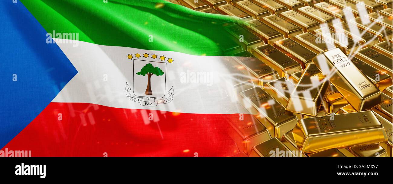 Equatorial guinea flag chart hi-res stock photography and images - Alamy