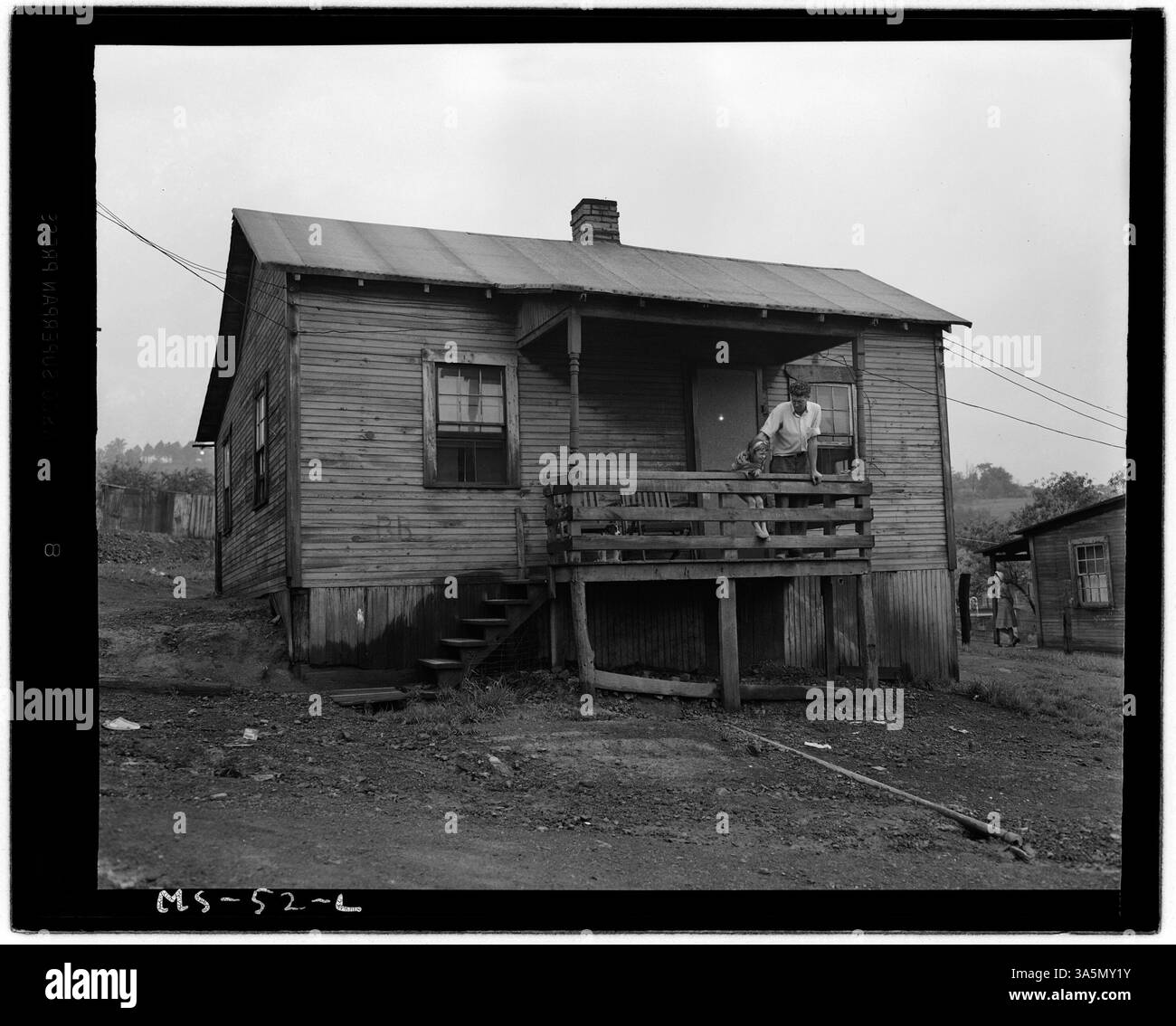 This is House #43 in a company housing project, home to William Simpson ...