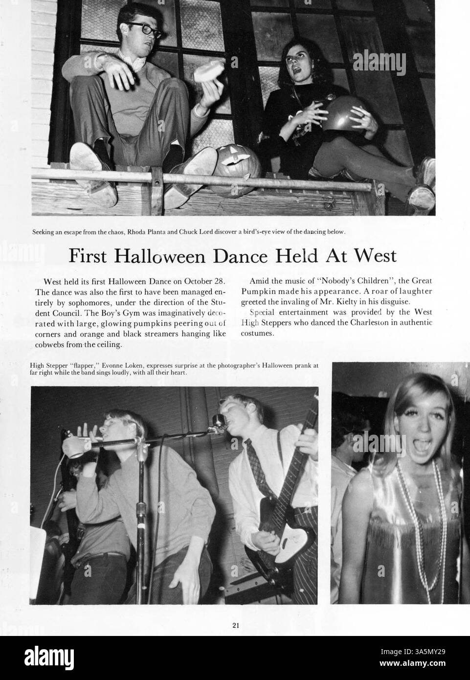 This high school yearbook from 1967 features student life, school ...