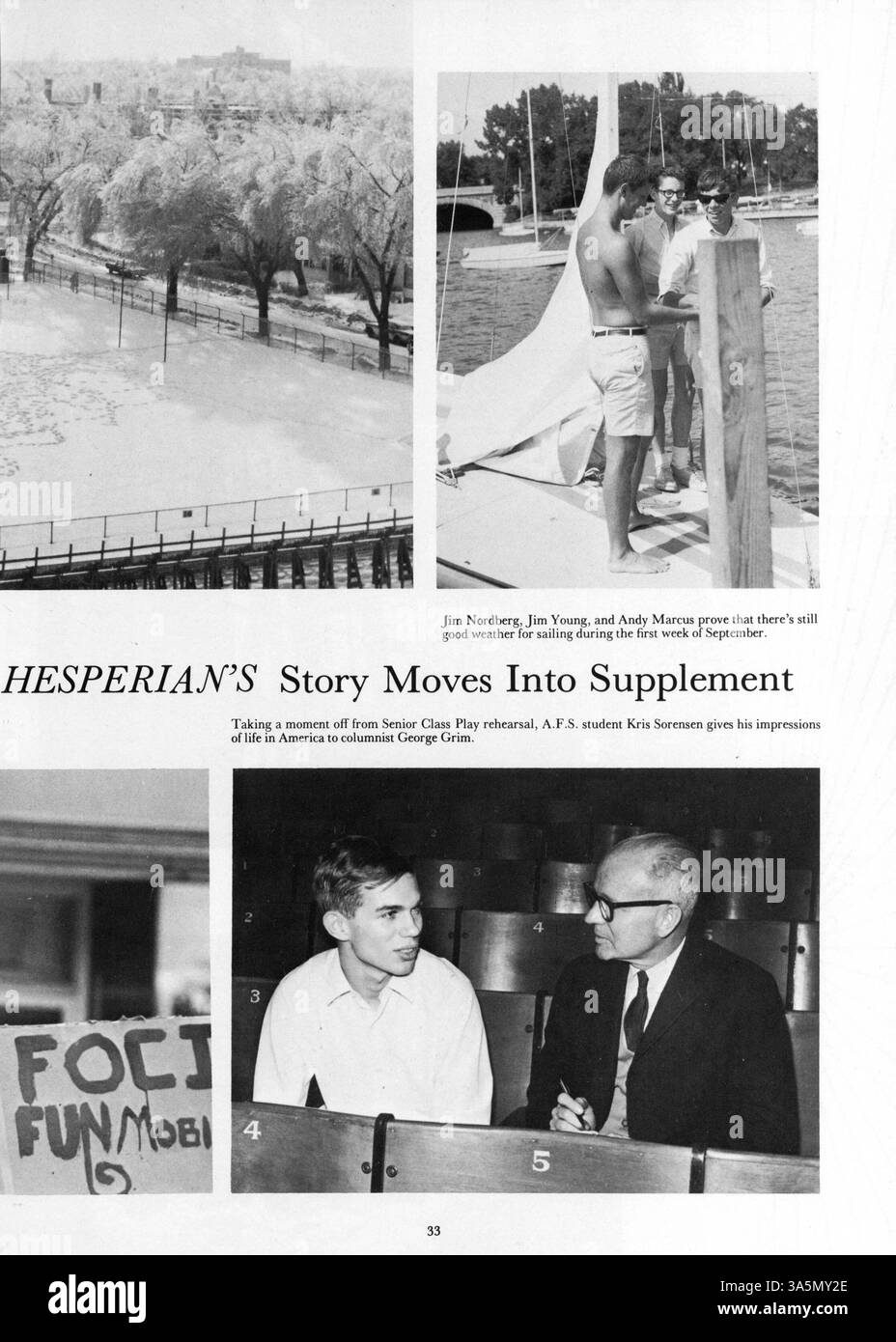 This high school yearbook documents the students, teachers, clubs ...