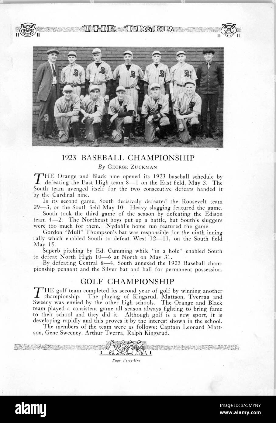 Captures the 1923 1924 academic year hi-res stock photography and ...