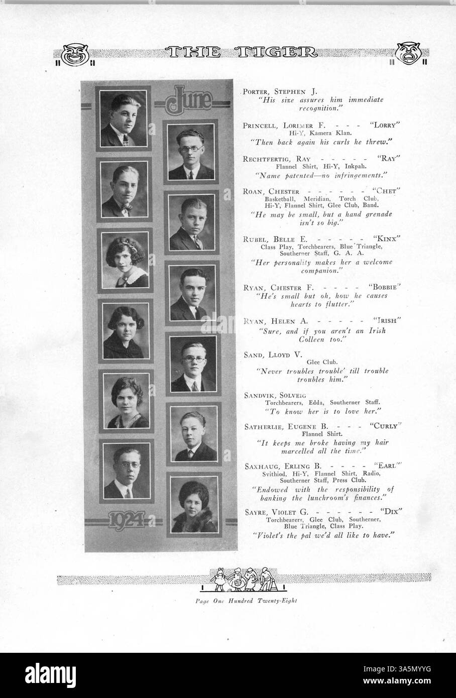 The 1924 South High Yearbook documents the key moments of the 1923-1924 ...