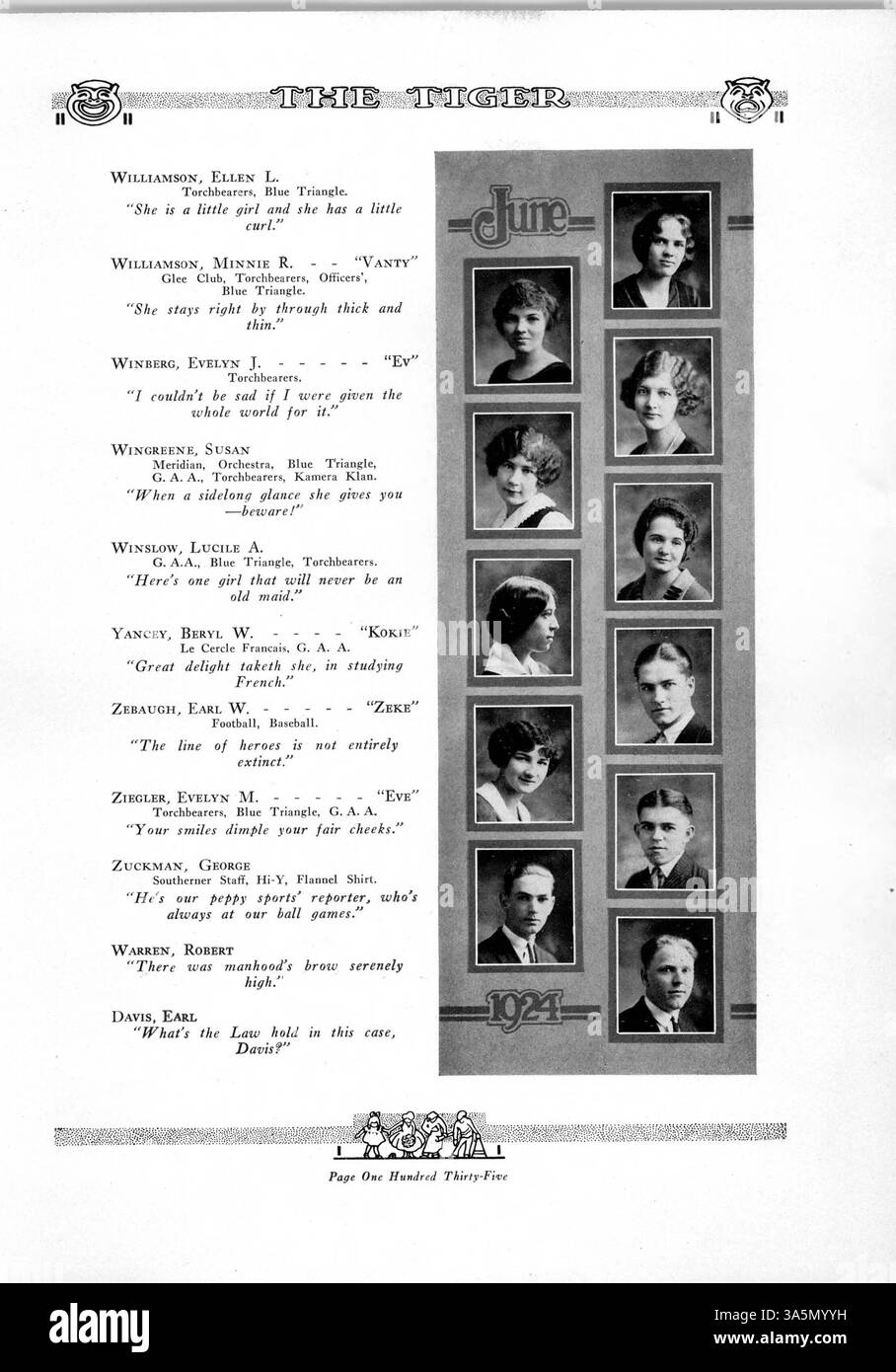 This 1924 South High Yearbook captures the academic, social, and ...