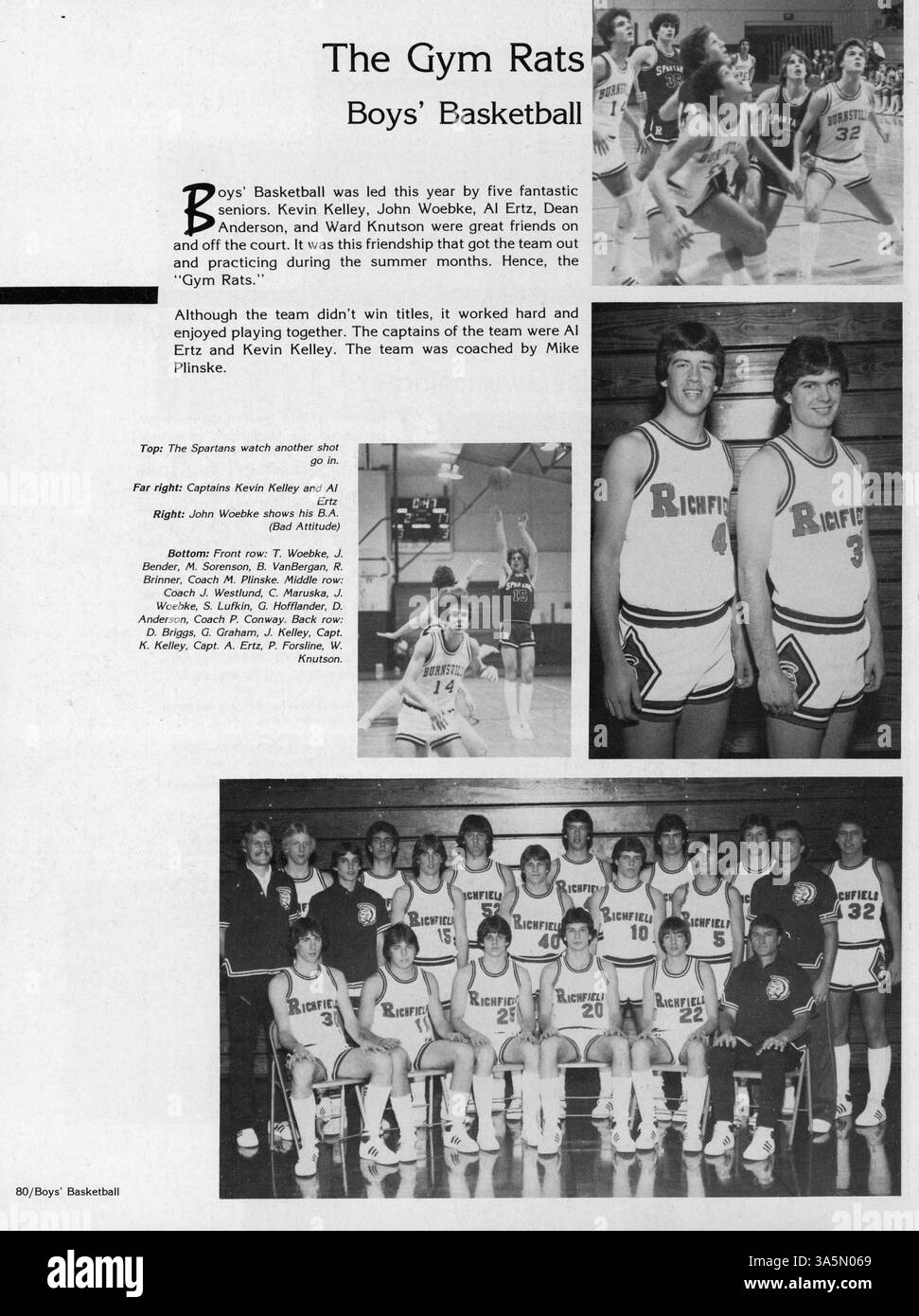 This high school yearbook from 1983, 'Aurean: Images '83,' highlights ...