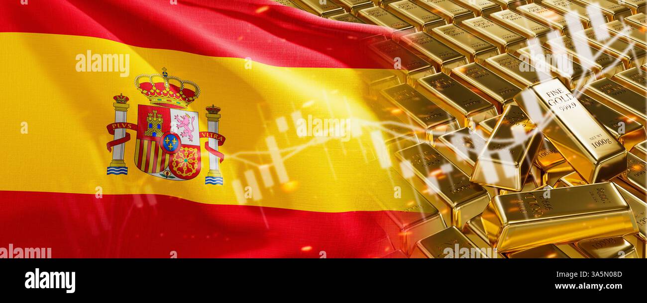 Spain economy euro chart hi-res stock photography and images - Alamy