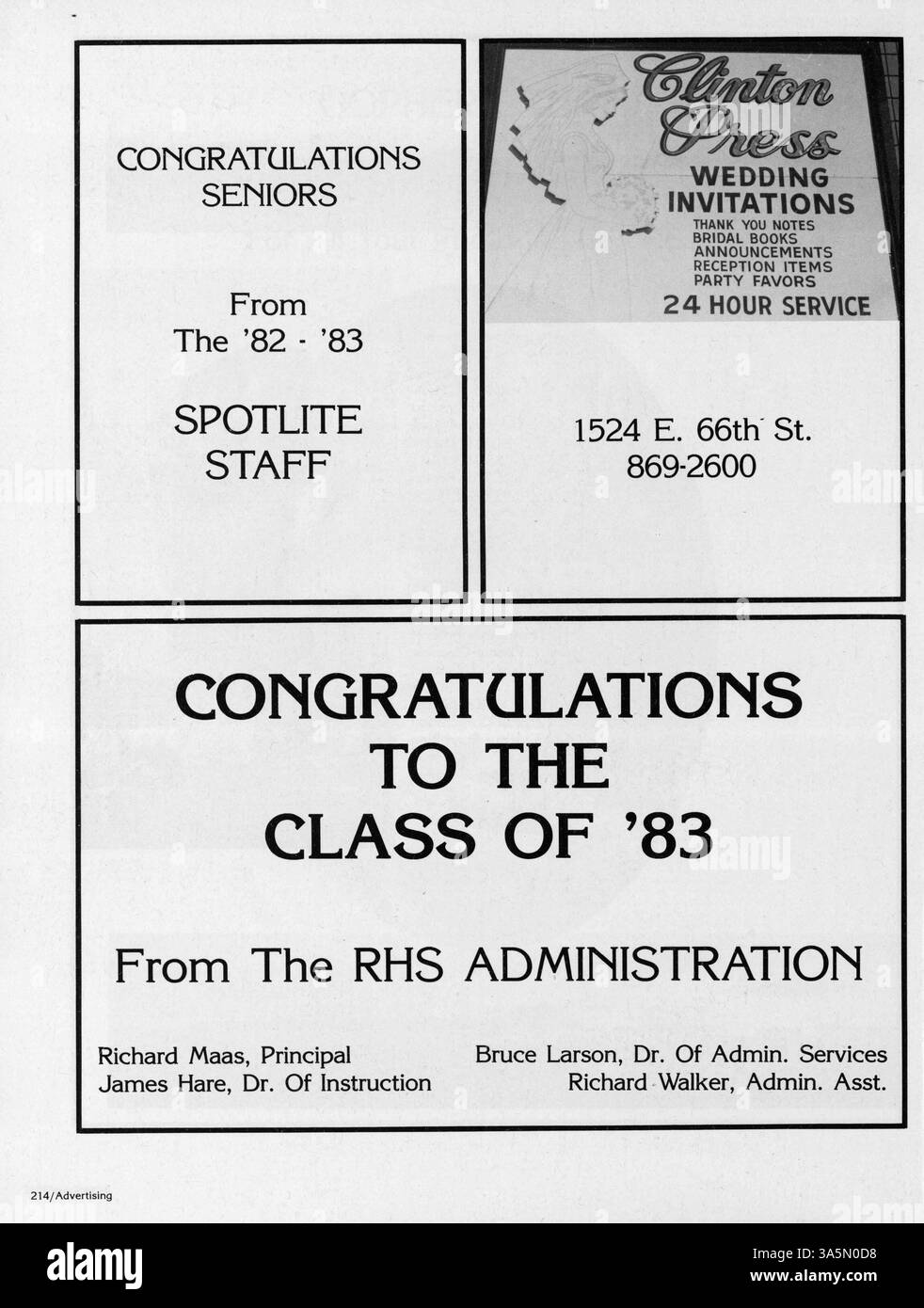 This 1983 edition of the 'Aurean: Images '83' yearbook documents ...