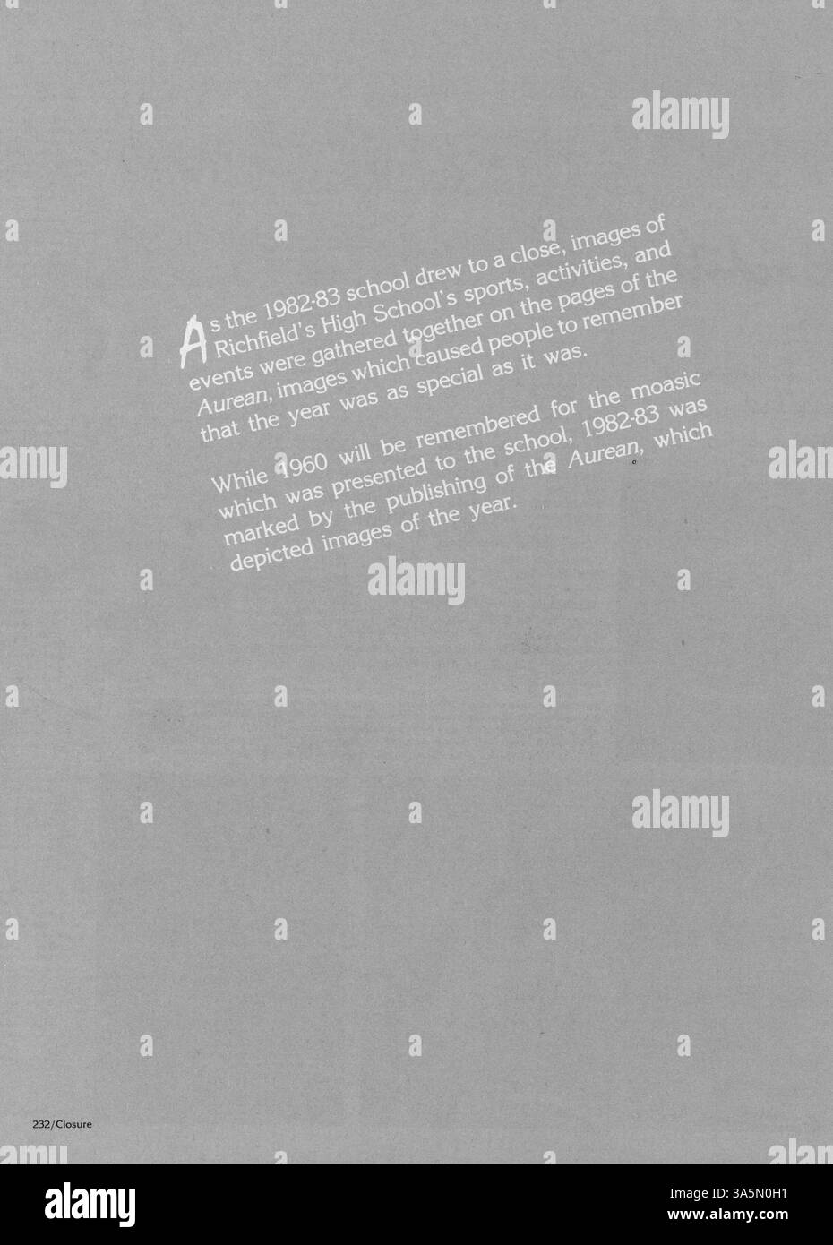 The 1983 'Aurean: Images '83' yearbook from Richfield High School ...