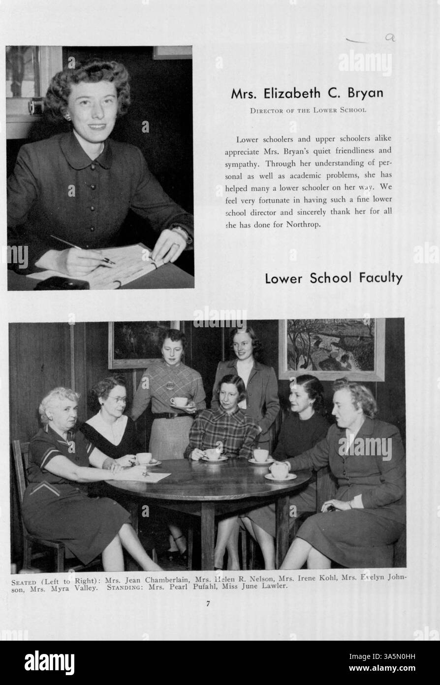 This high school yearbook highlights the 1953-1954 school year at ...