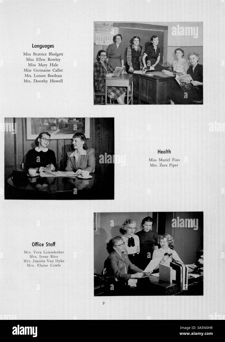 This high school yearbook highlights the 1953-1954 school year at ...