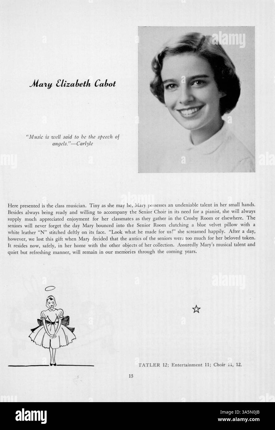 This yearbook, the Tatler, reflects the highlights of the 1953-1954 school year at Northrop ...