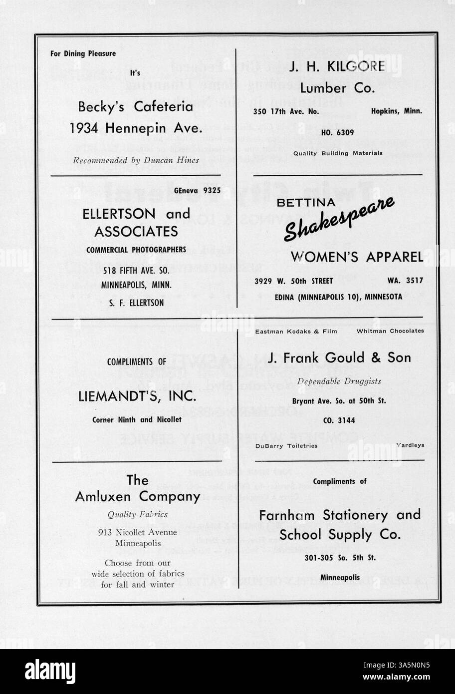 This 1954 tatler yearbook highlights the academic and social eve hi-res ...