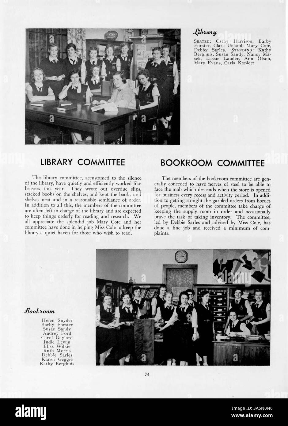 This edition of the 1954 Northrop Collegiate Yearbook, Tatler, provides ...