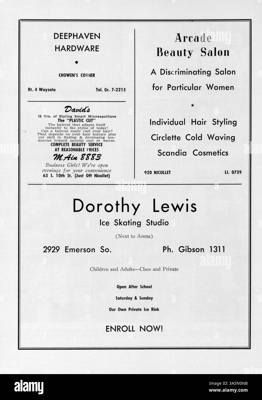 The 1954 Northrop Collegiate Yearbook, Tatler, offers a comprehensive ...