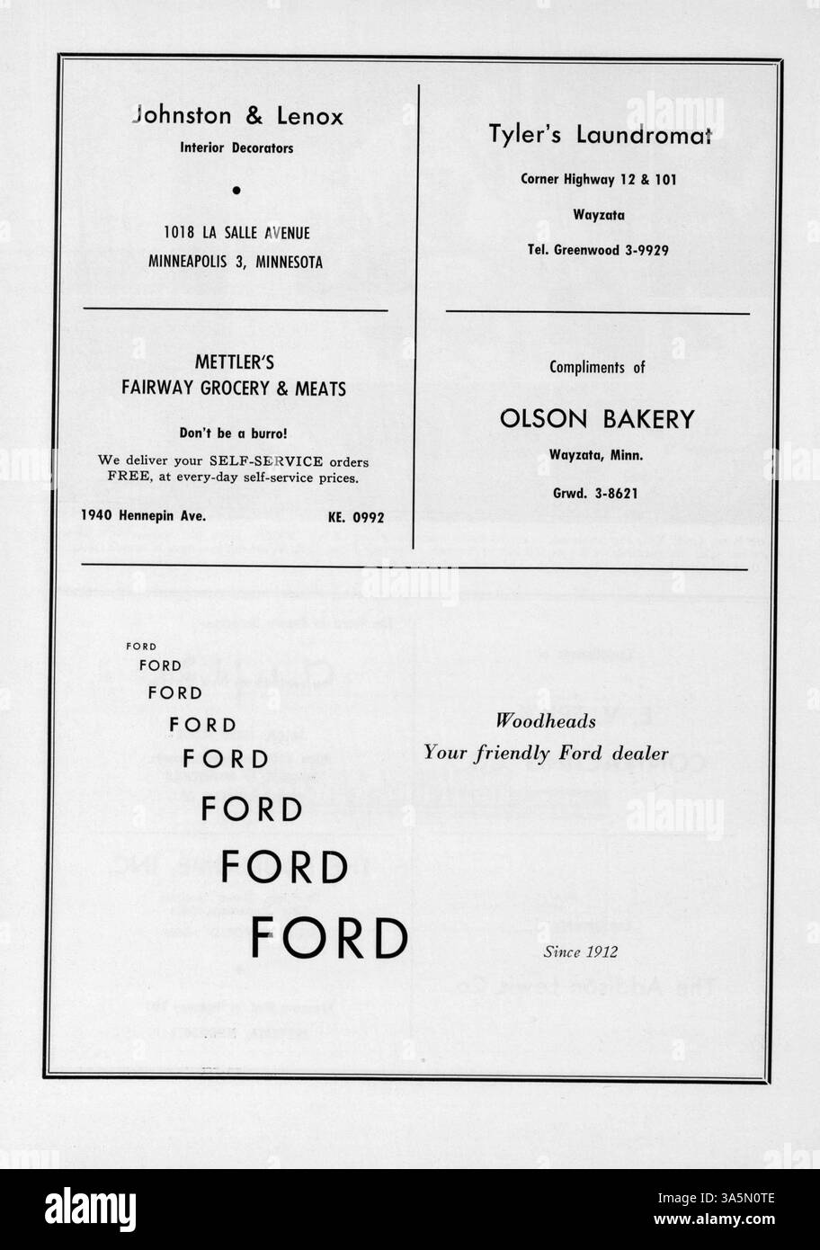 The 1954 Northrop Collegiate Yearbook, Tatler, showcases student ...