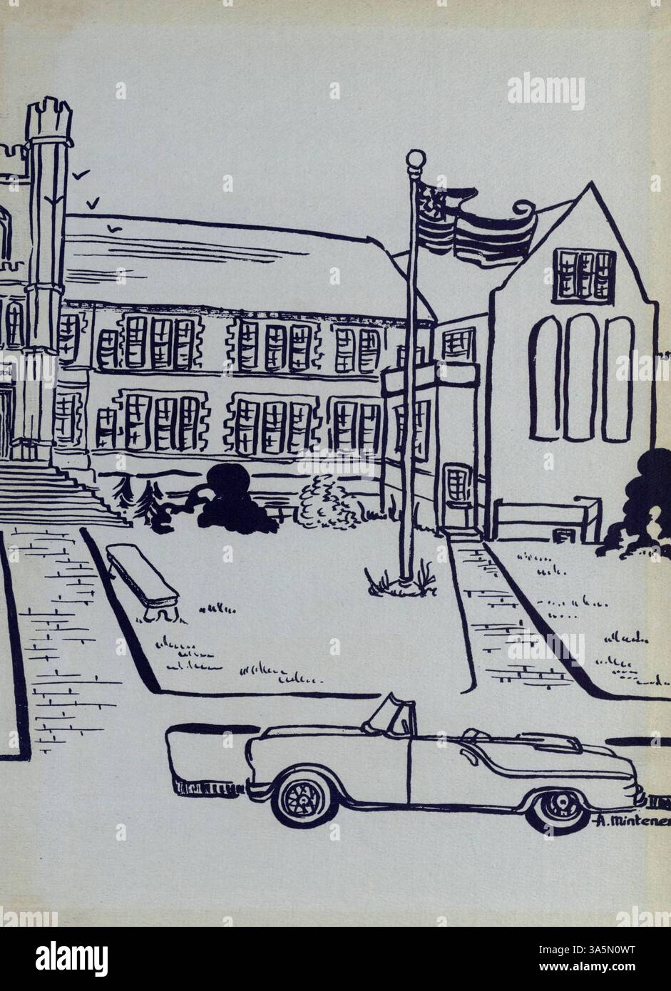This 1954 yearbook from Northrop Collegiate documents the school year ...