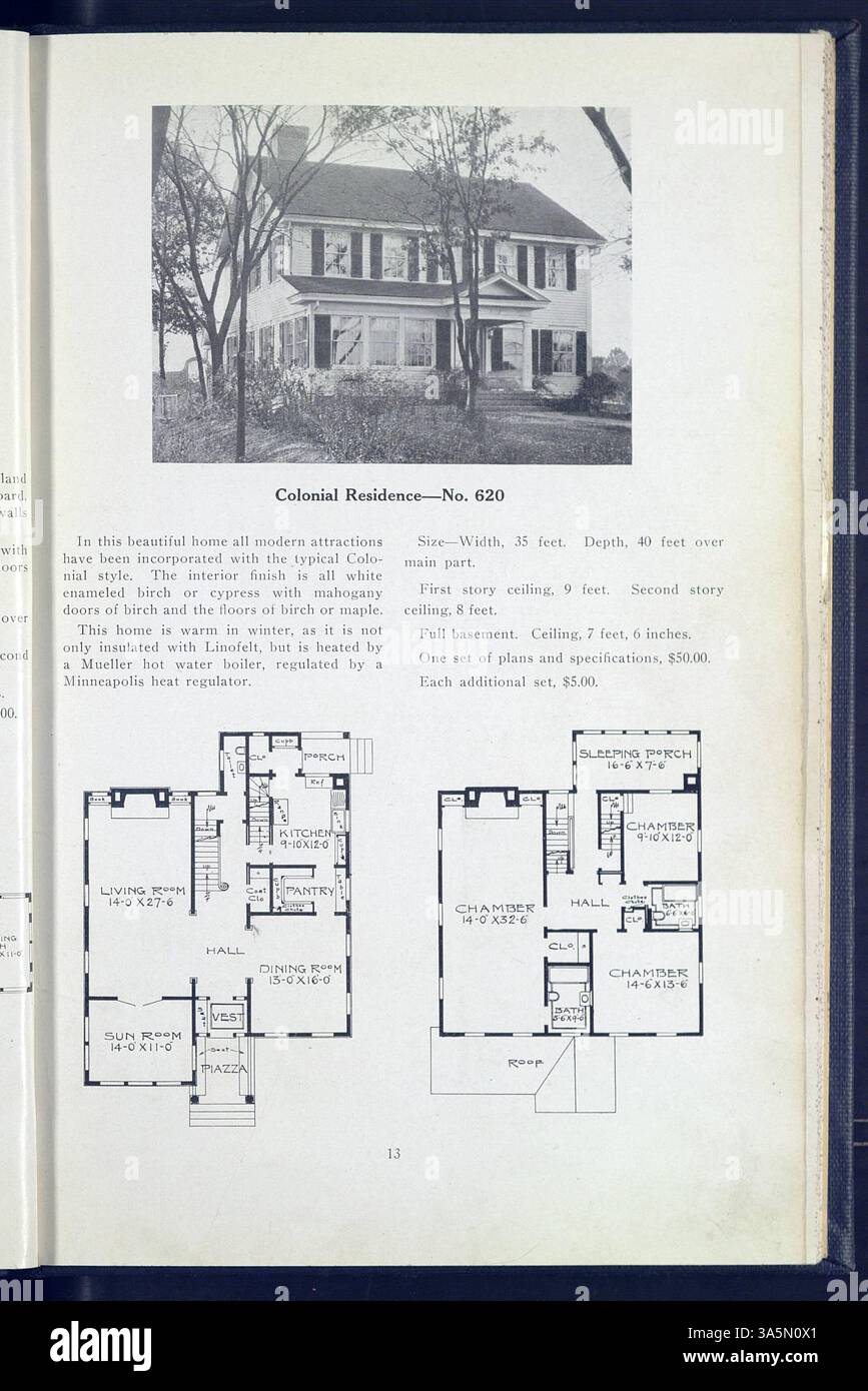 A compilation of home designs with floor plans and photographs for ...