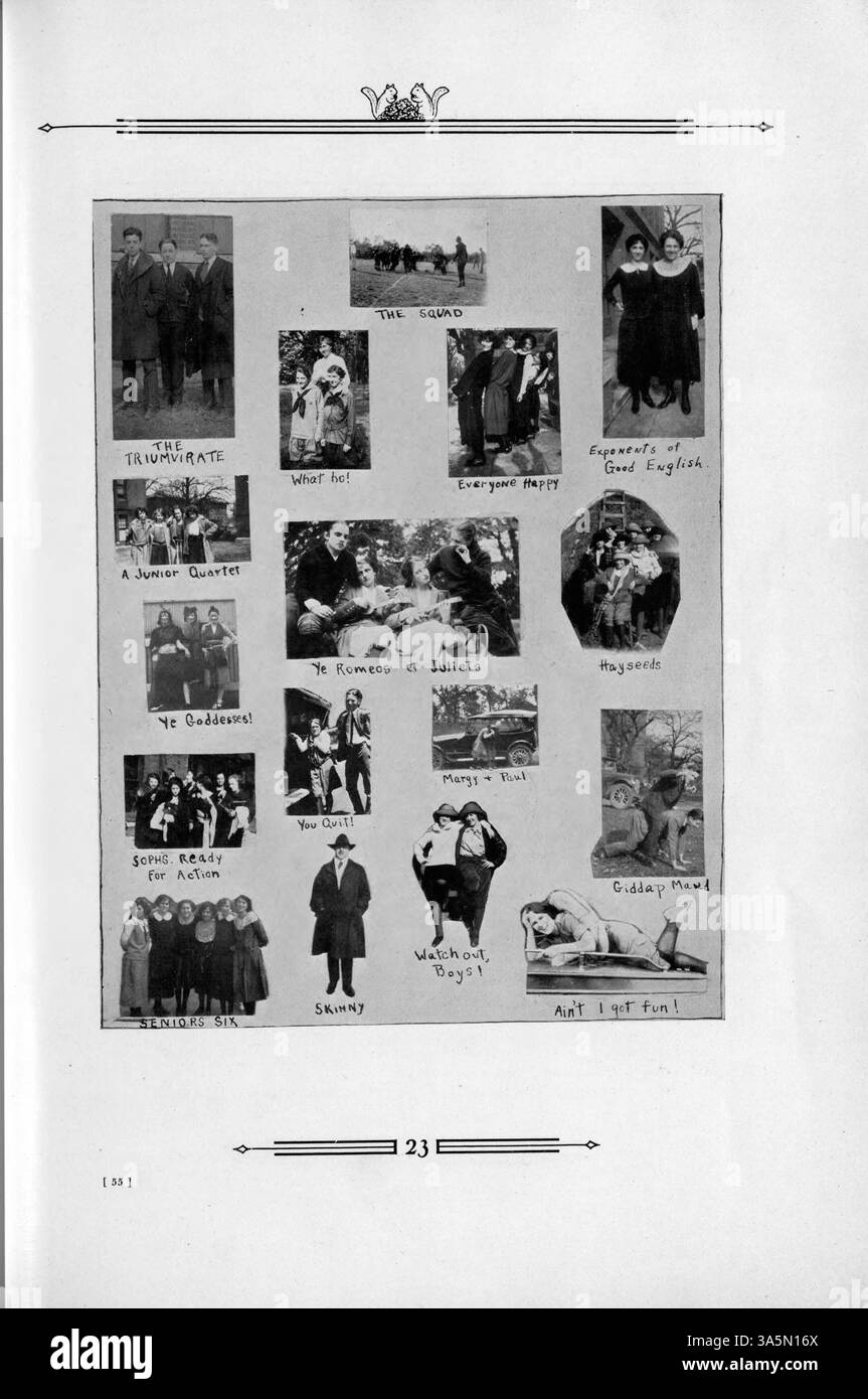 The 'Bisbila' yearbook from 1923 documents the academic and ...