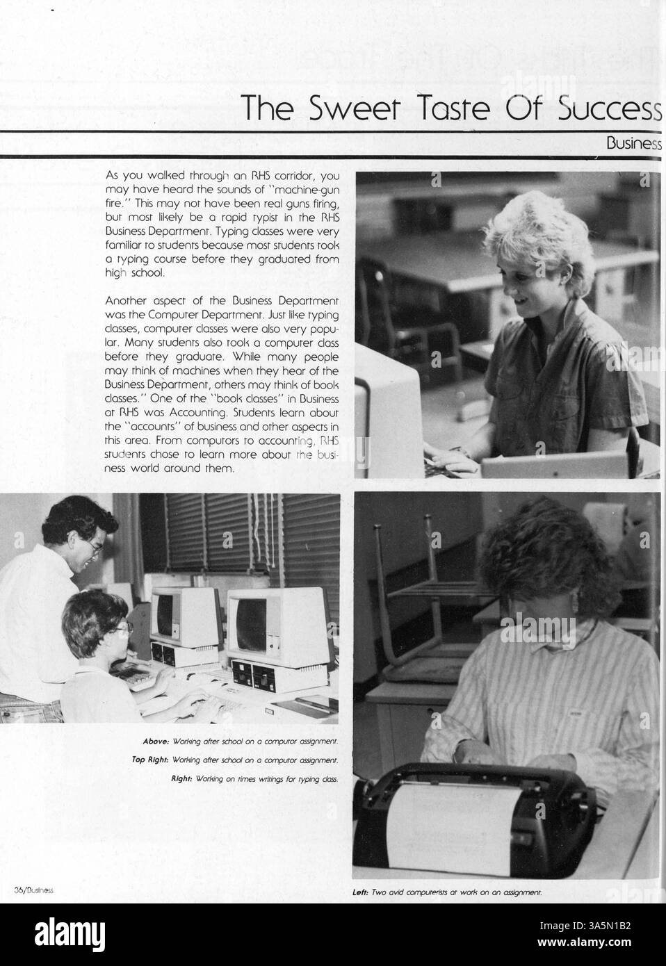 Richfield High School's 1985 yearbook, Aurean 85, reflects the ...