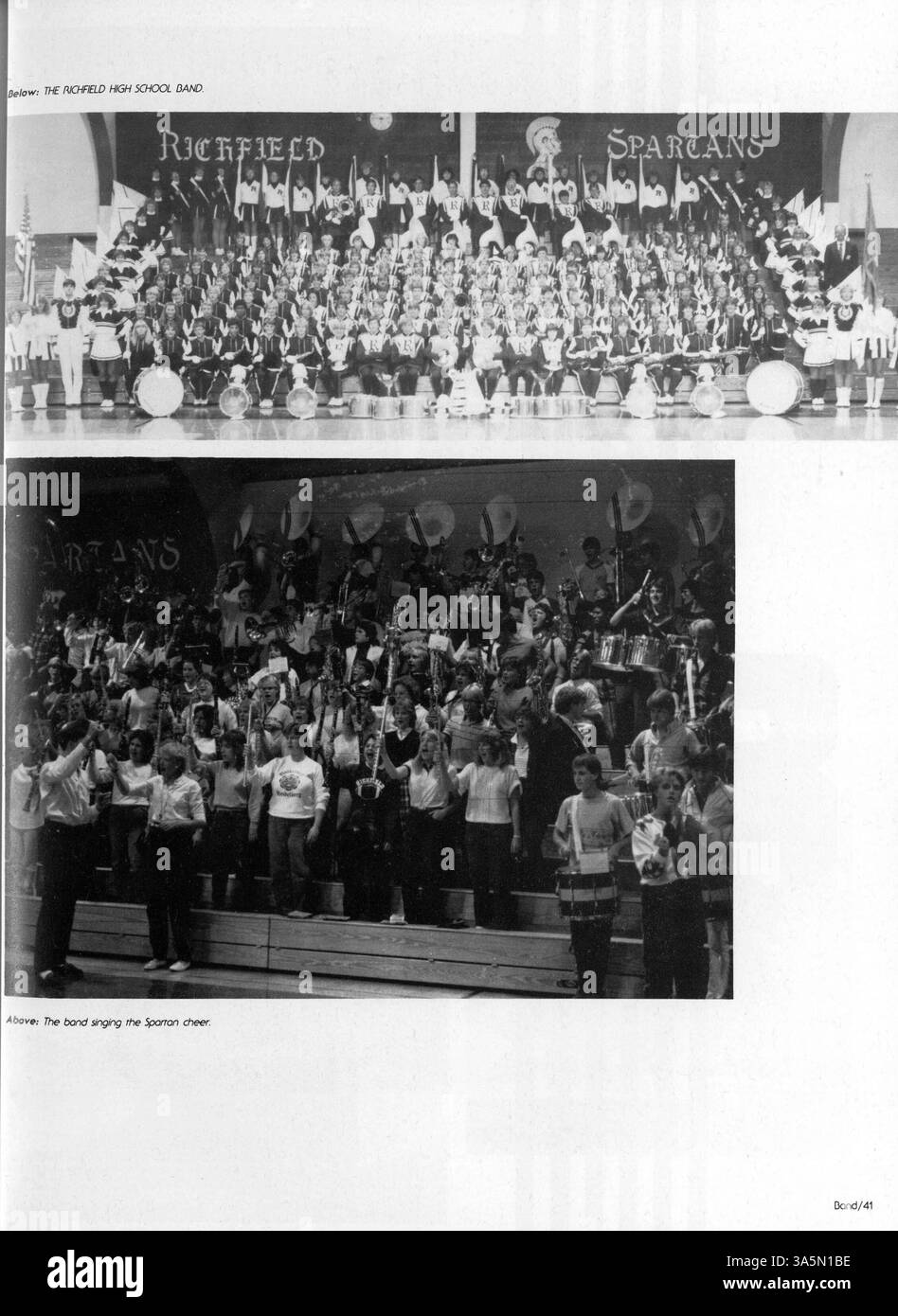 Aurean 85, the 1985 yearbook from Richfield High School, documents the ...
