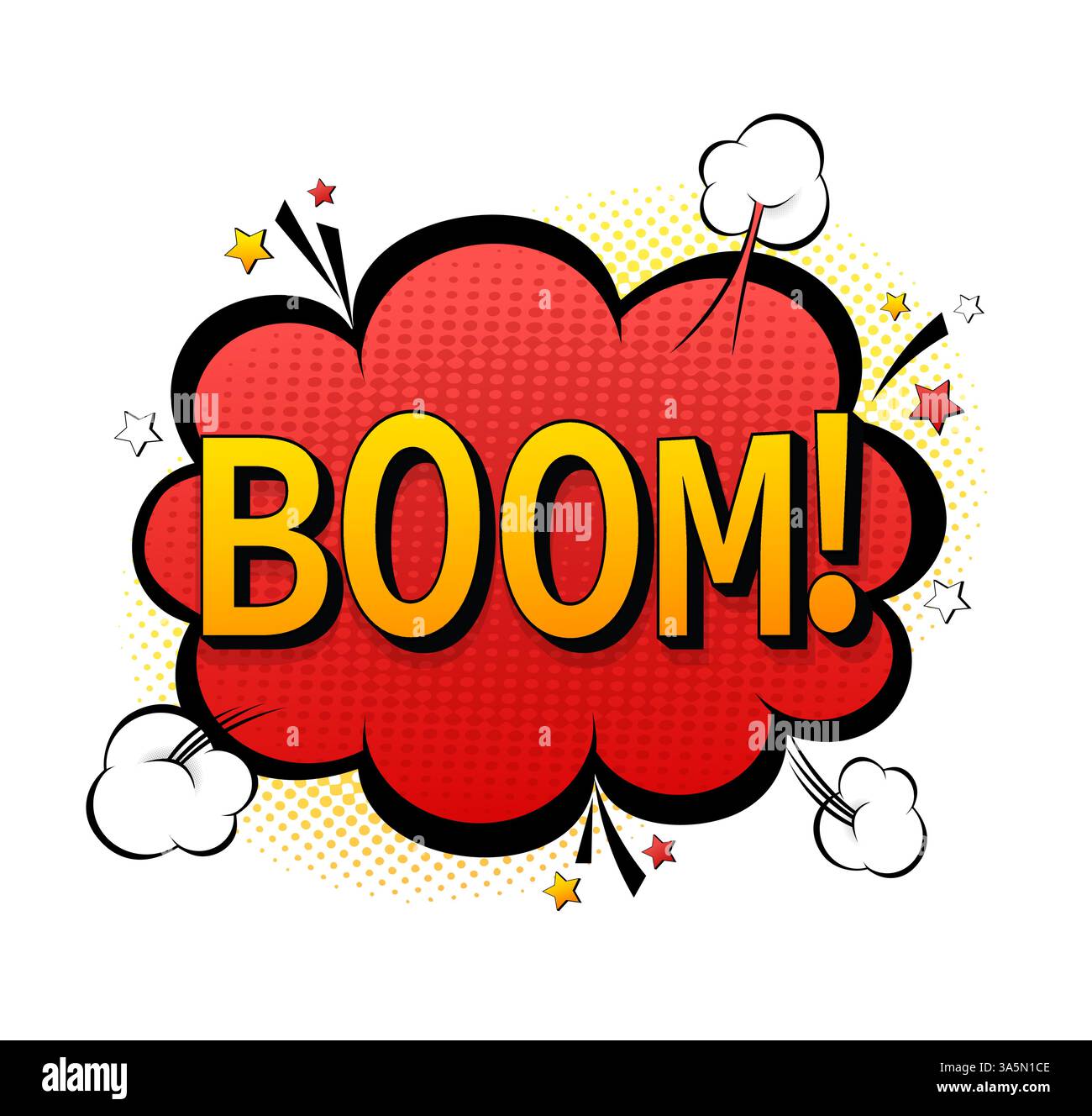 Omg pop illustration on white background. Vector illustration Stock ...