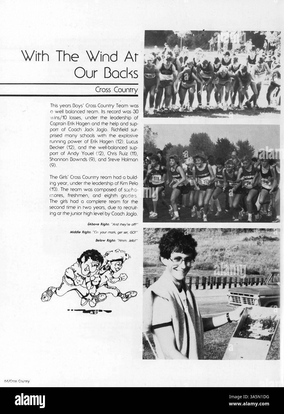 The 1985 edition of the aurean yearbook documents the students hi-res ...