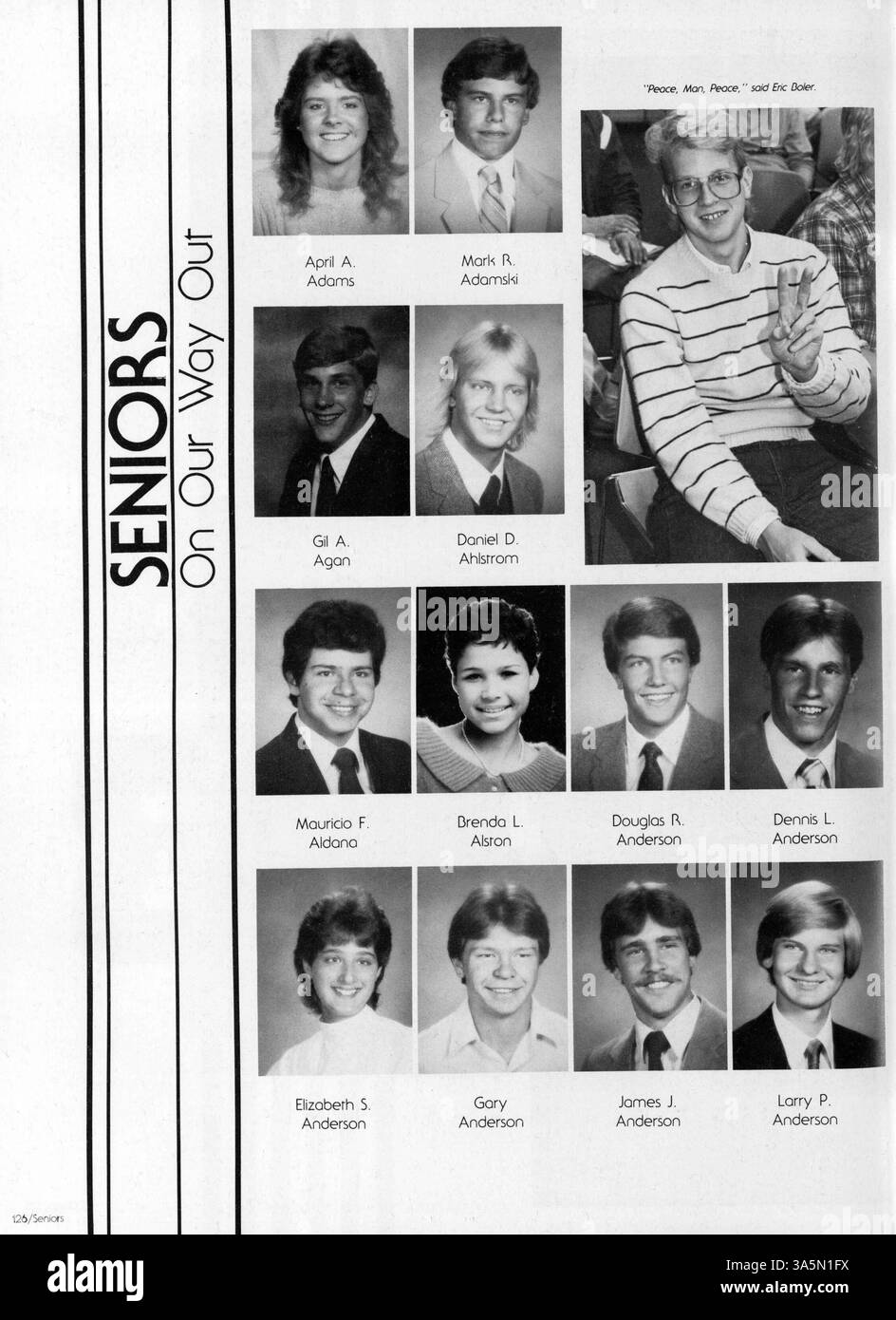 Aurean 85, Richfield High School’s 1985 yearbook, records the school’s ...