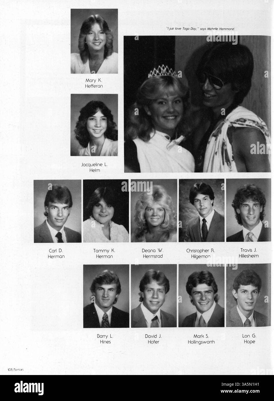 The yearbook of Richfield High School's 1984-1985 academic year ...