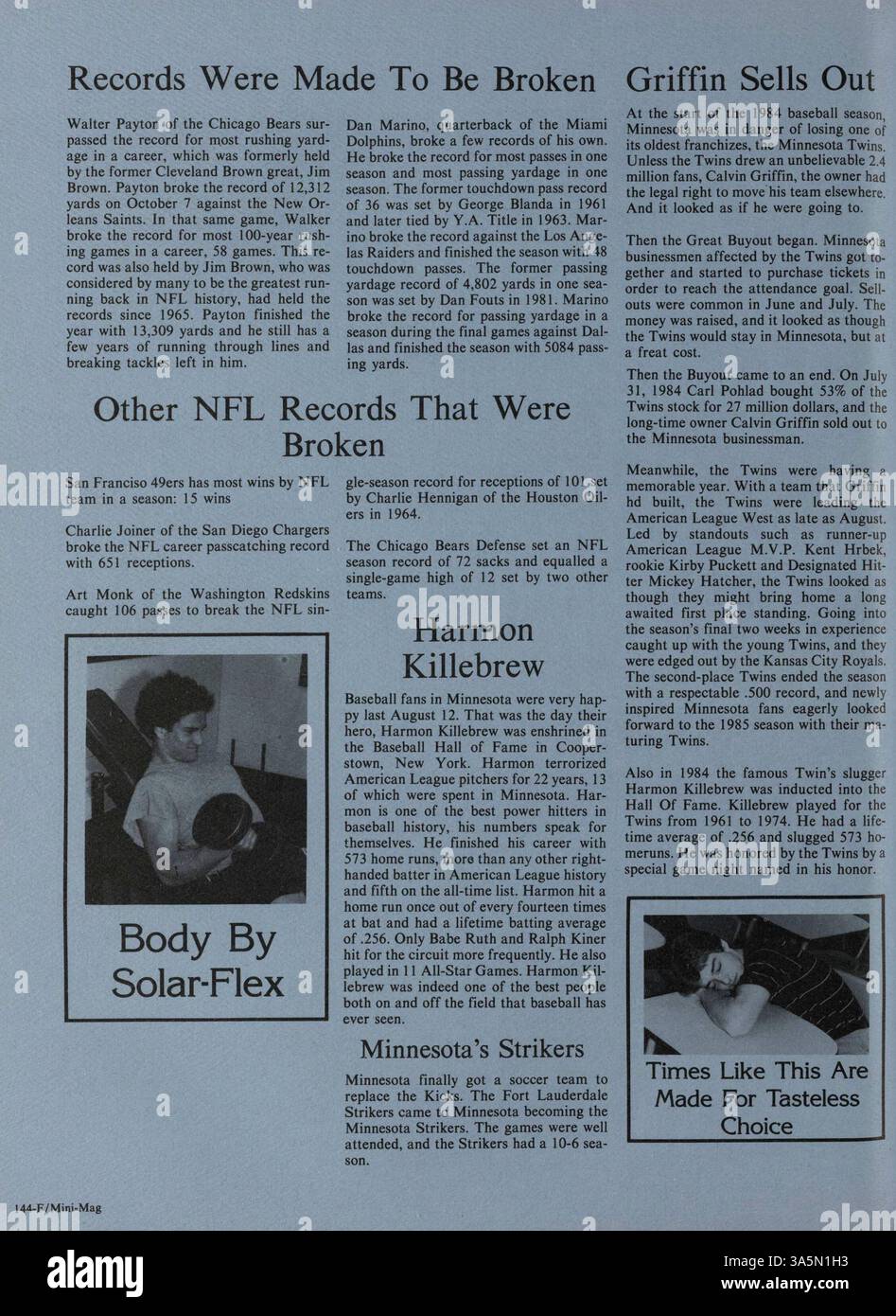 The 1985 richfield high school yearbook documents the activities hi-res ...