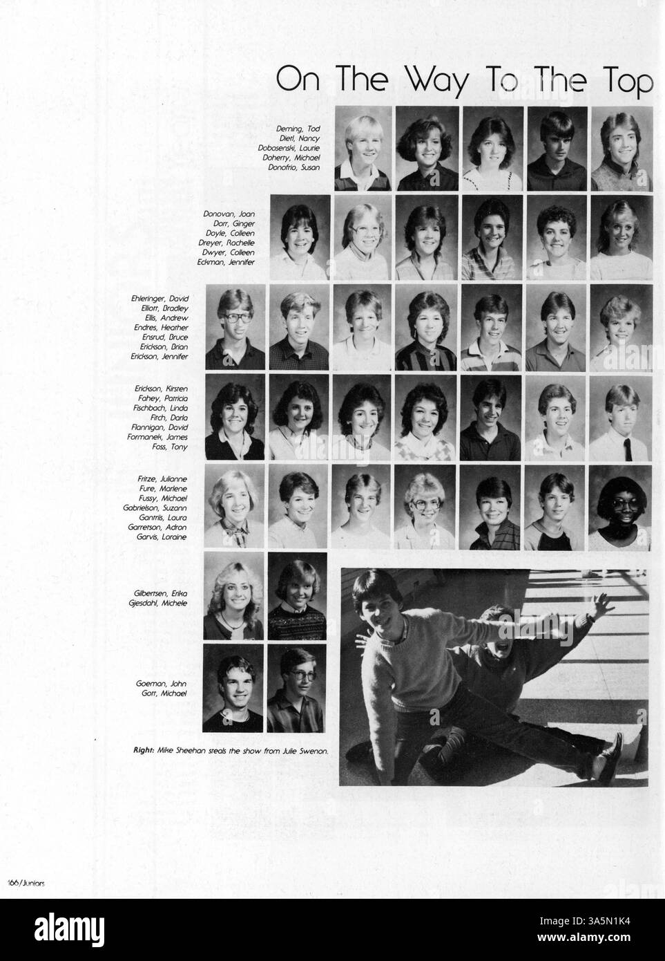 The 1985 yearbook from Richfield High School features portraits of ...