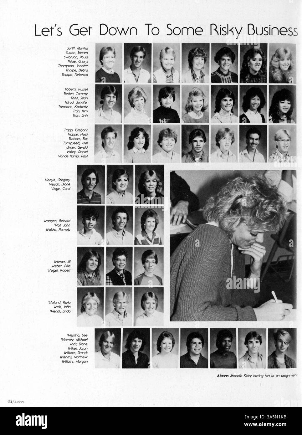 Showcases the events and achievements of the 1984 1985 school year hi ...