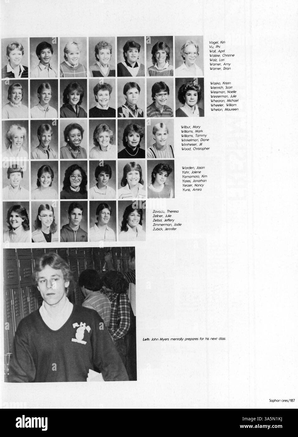 The 1985 yearbook from Richfield High School captures the school year's ...
