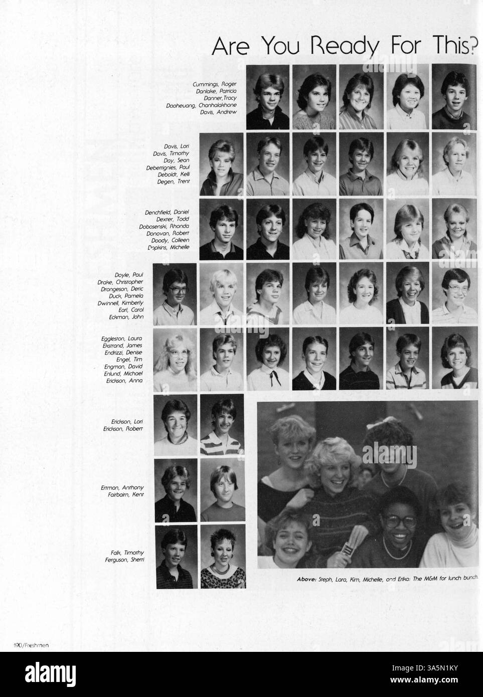 The 1985 yearbook of Richfield High School includes portraits of ...