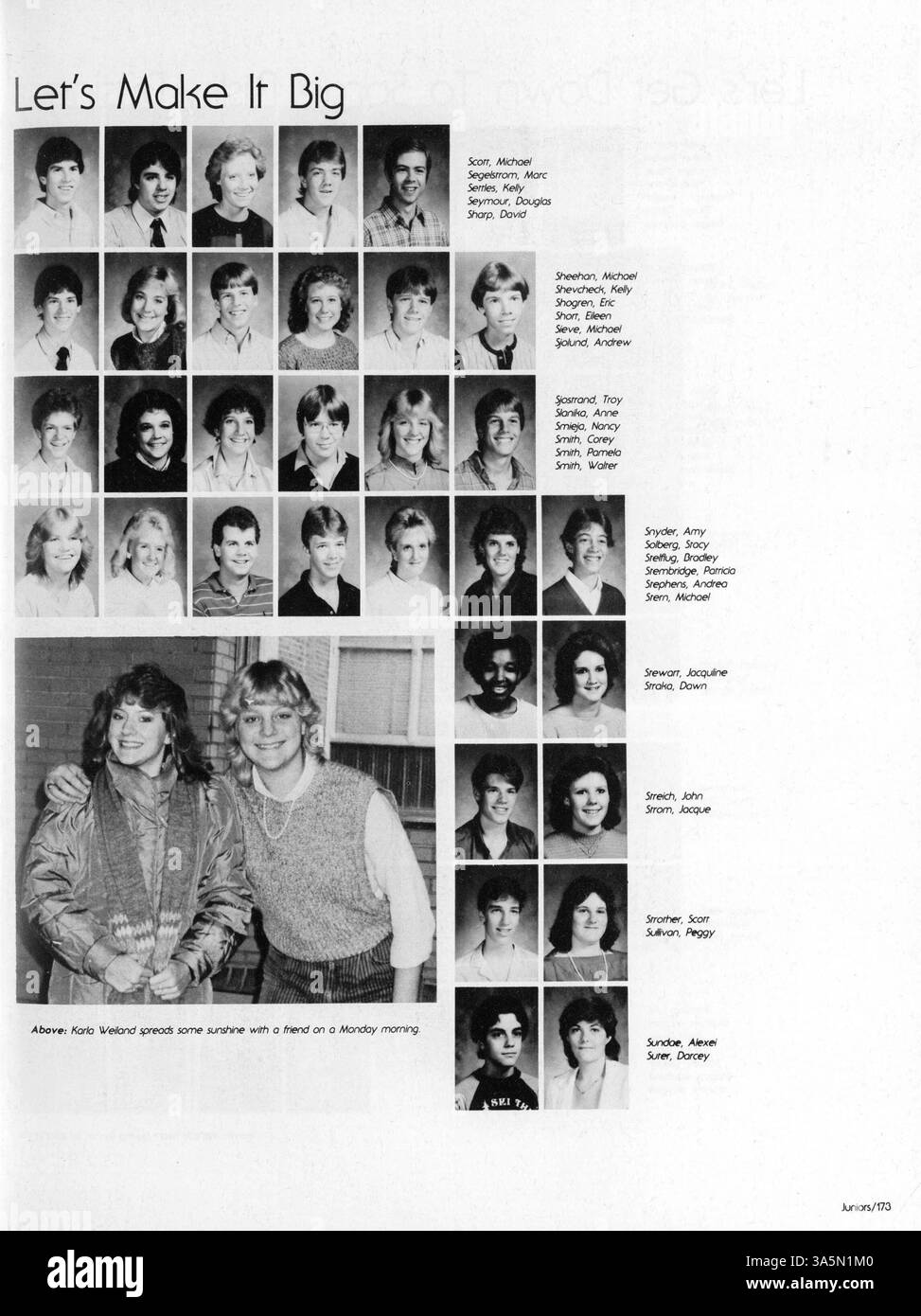 This 1985 yearbook from Richfield High School captures student life ...