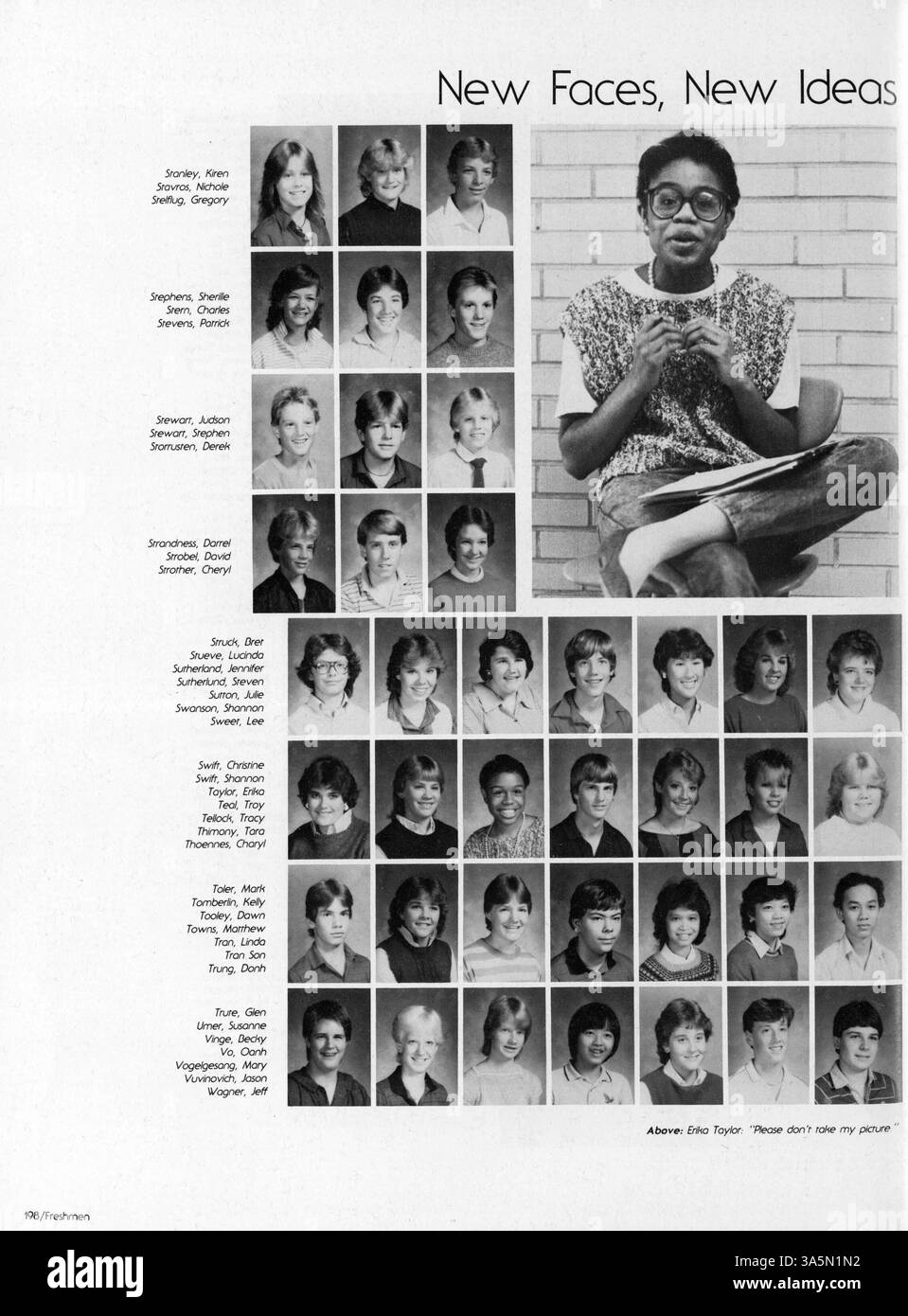 The 1985 yearbook from Richfield High School features photos of ...